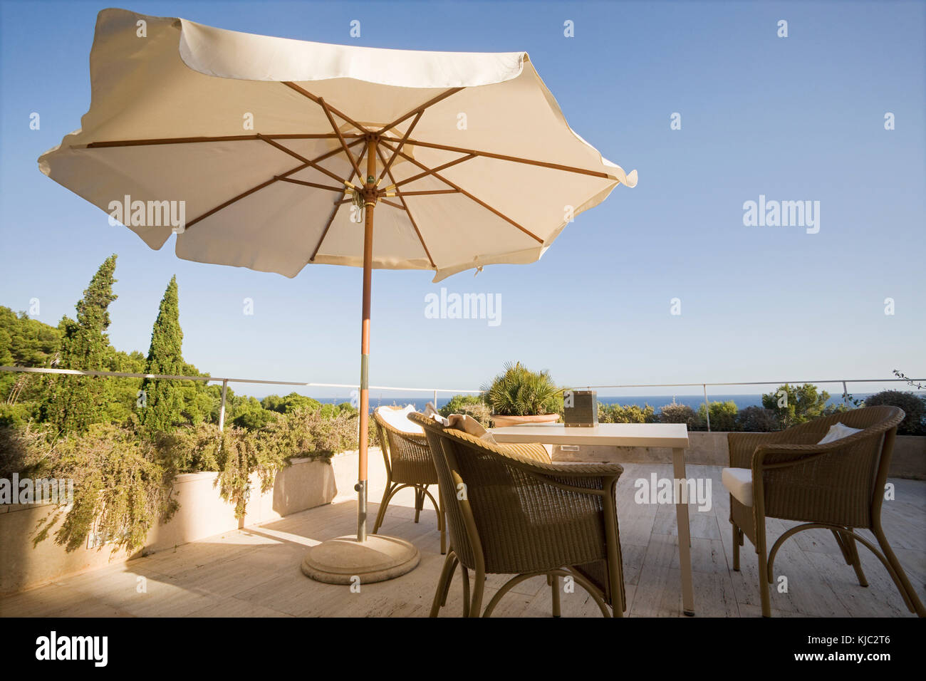 Patio, Majorca, Spain Stock Photo - Alamy