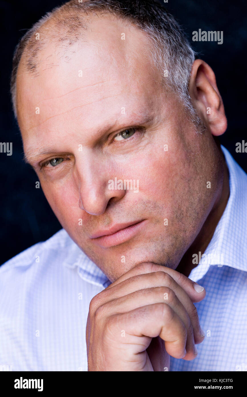 Close-Up of Man Stock Photo - Alamy