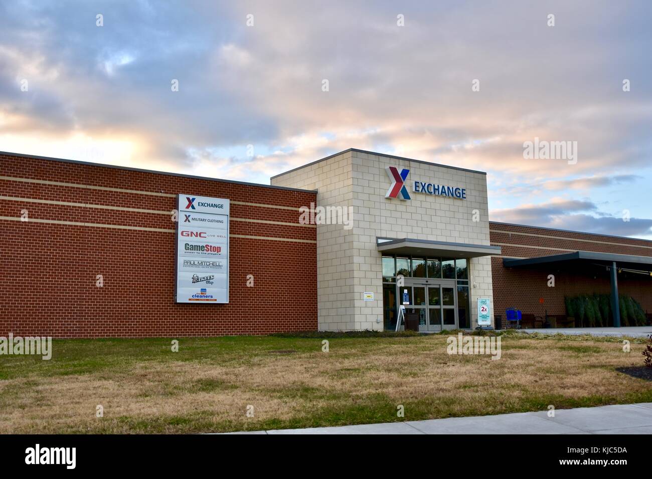 Military Post Exchange Stock Photo Alamy