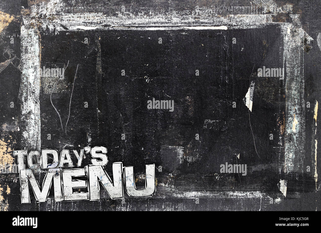 Todays menu hi-res stock photography and images - Alamy