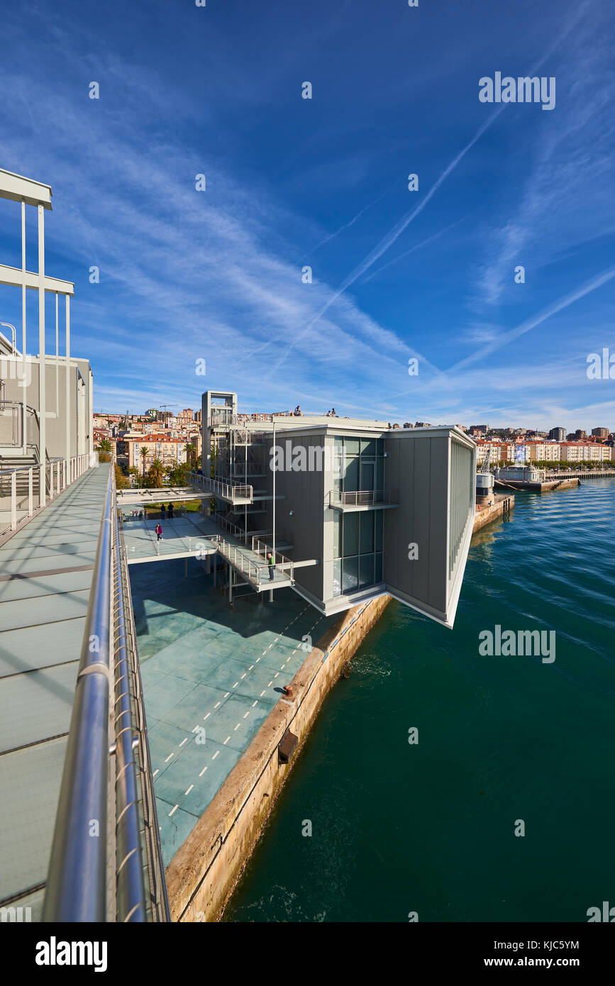 Botin Center Museum Art and Culture. Botin Foundation, architect Renzo ...
