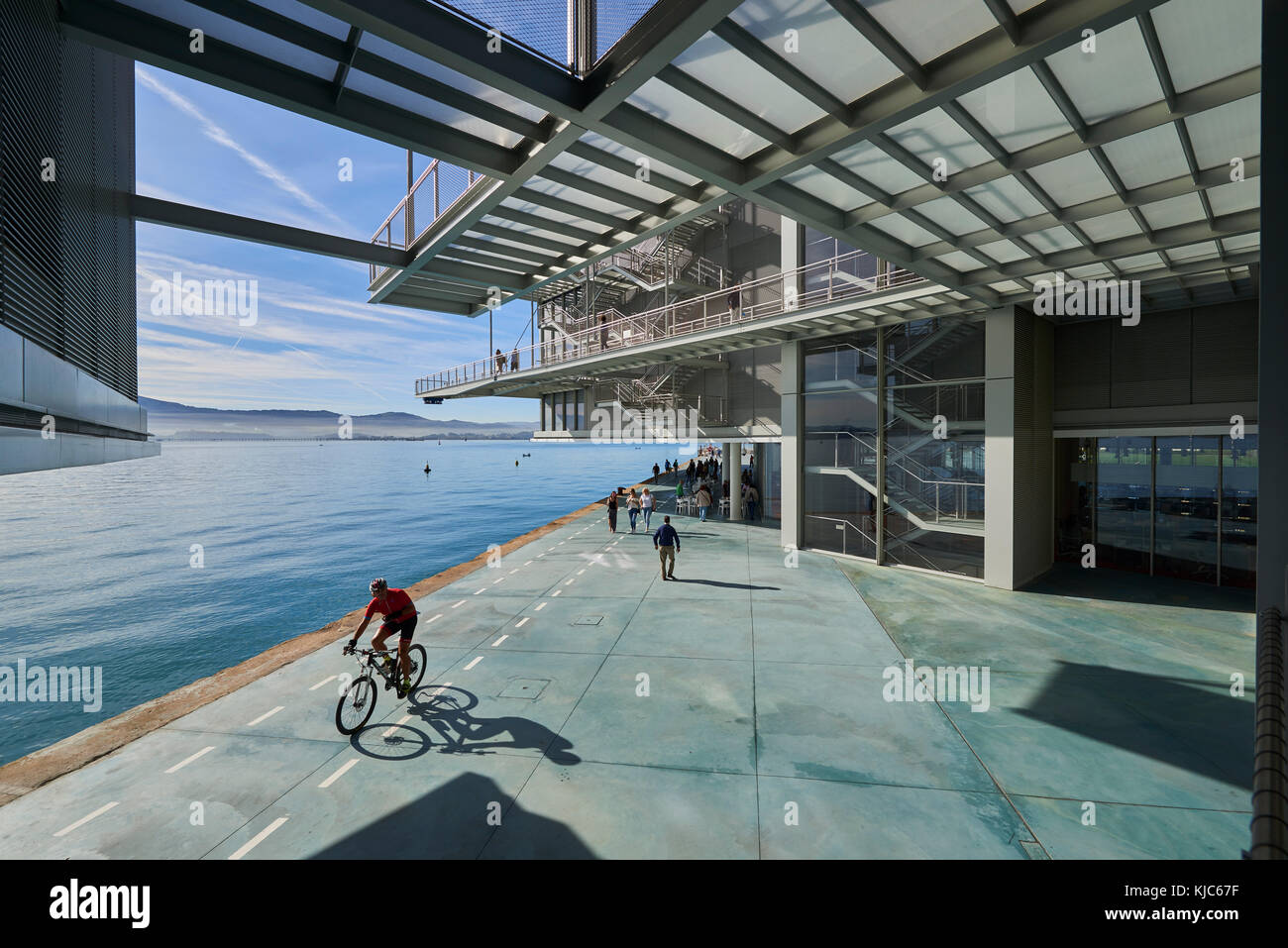 Botin Center Museum Art and Culture. Botin Foundation, architect Renzo ...