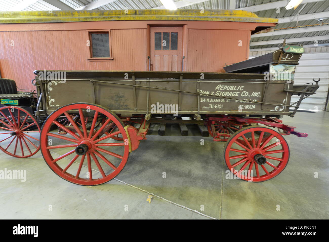 Wild West wagon Stock Photo - Alamy