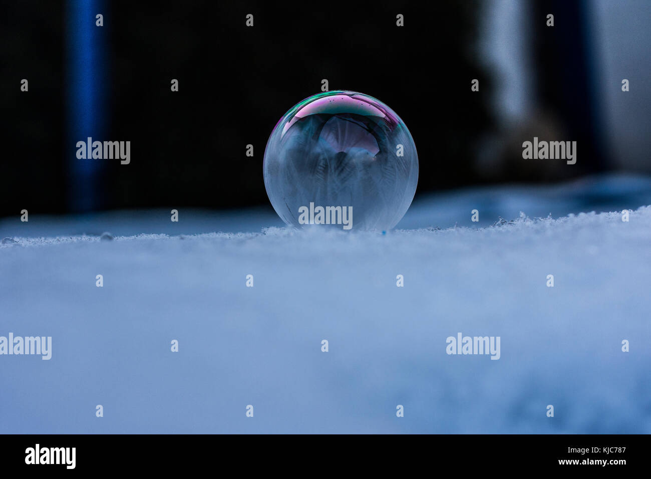 frozen soap bubbles Stock Photo - Alamy