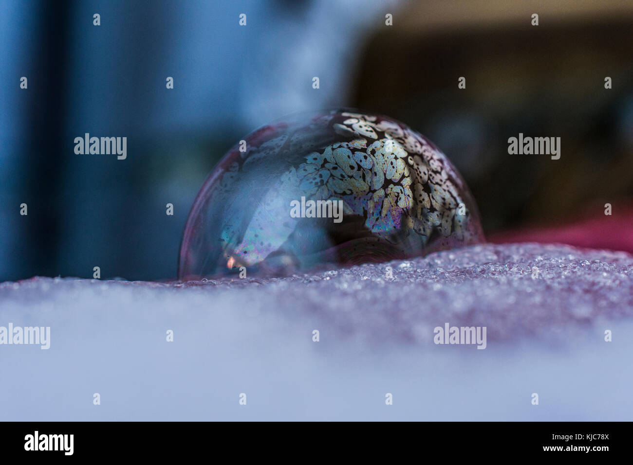 frozen soap bubbles Stock Photo - Alamy