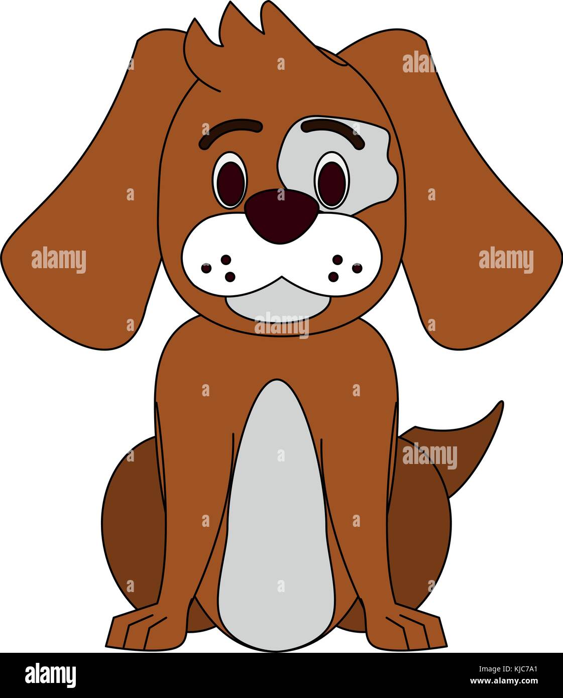 Cute dog cartoon Stock Vector Image & Art - Alamy