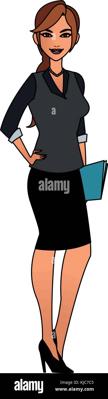 Business woman cartoon Stock Vector Image & Art - Alamy