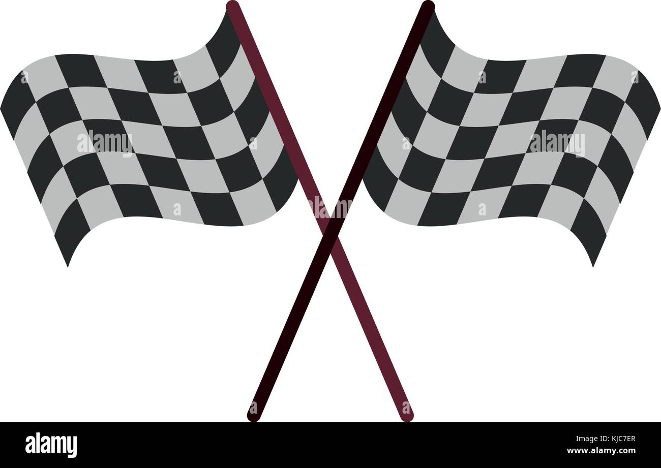 Racing flags symbol Stock Vector Image & Art - Alamy
