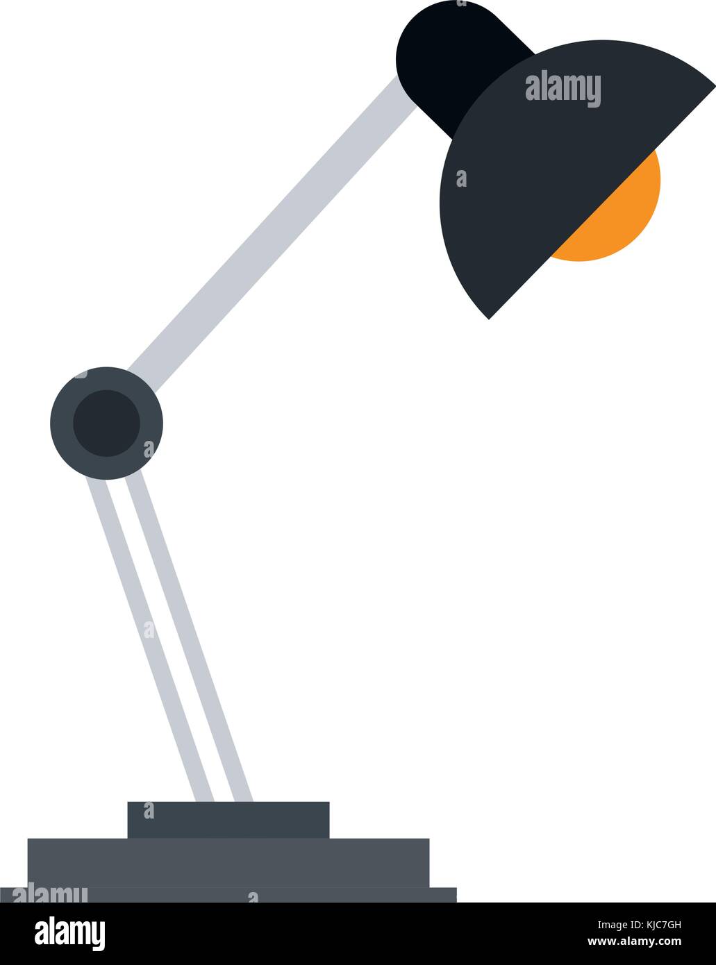 Desk light lamp Stock Vector Image & Art - Alamy