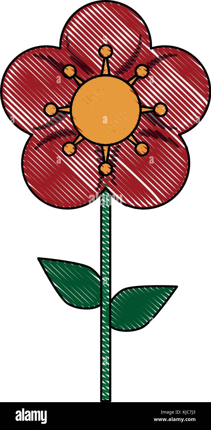 Beautiful flower symbol Stock Vector Image & Art - Alamy