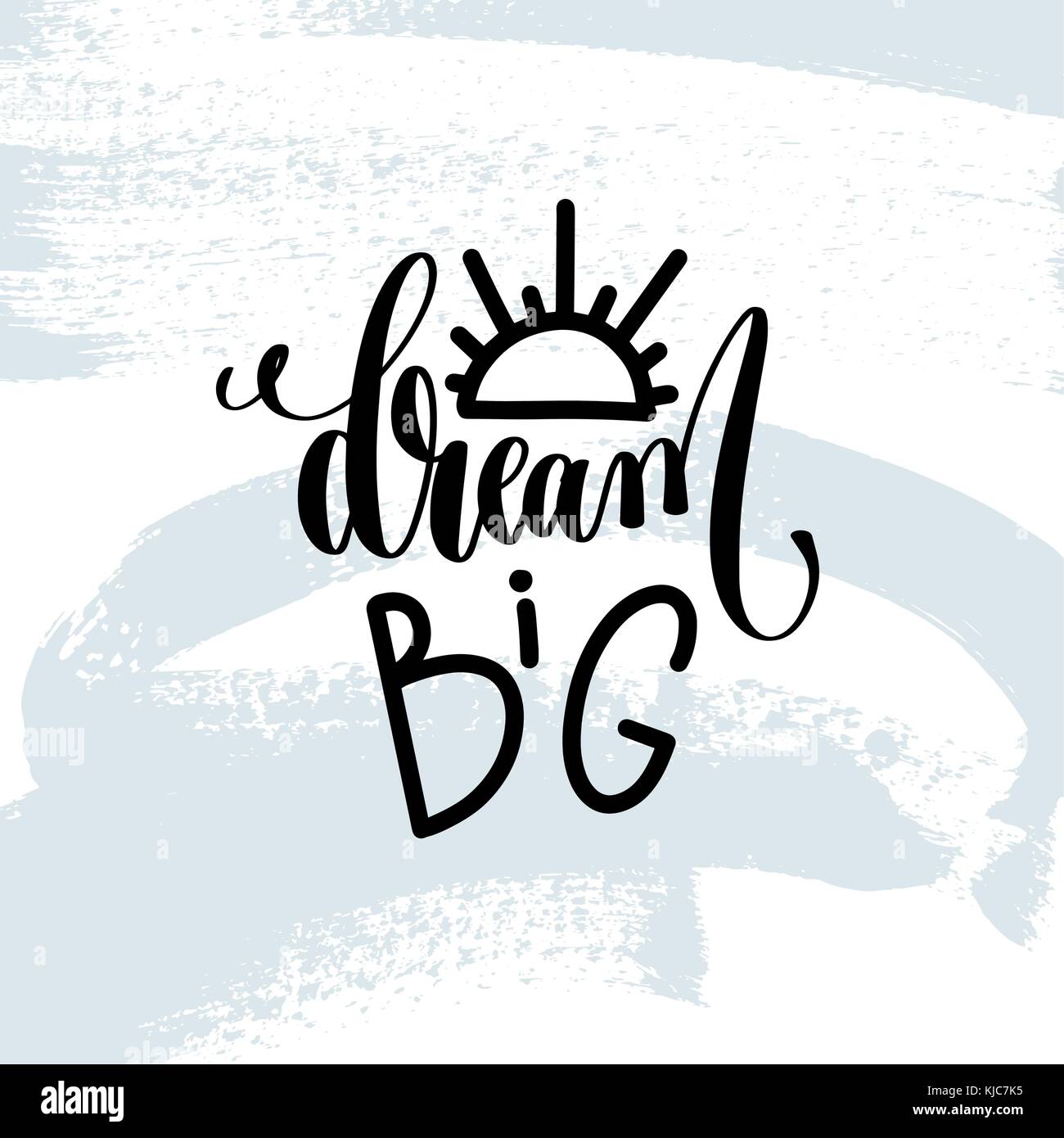 Big dream vector text on hi-res stock photography and images - Alamy