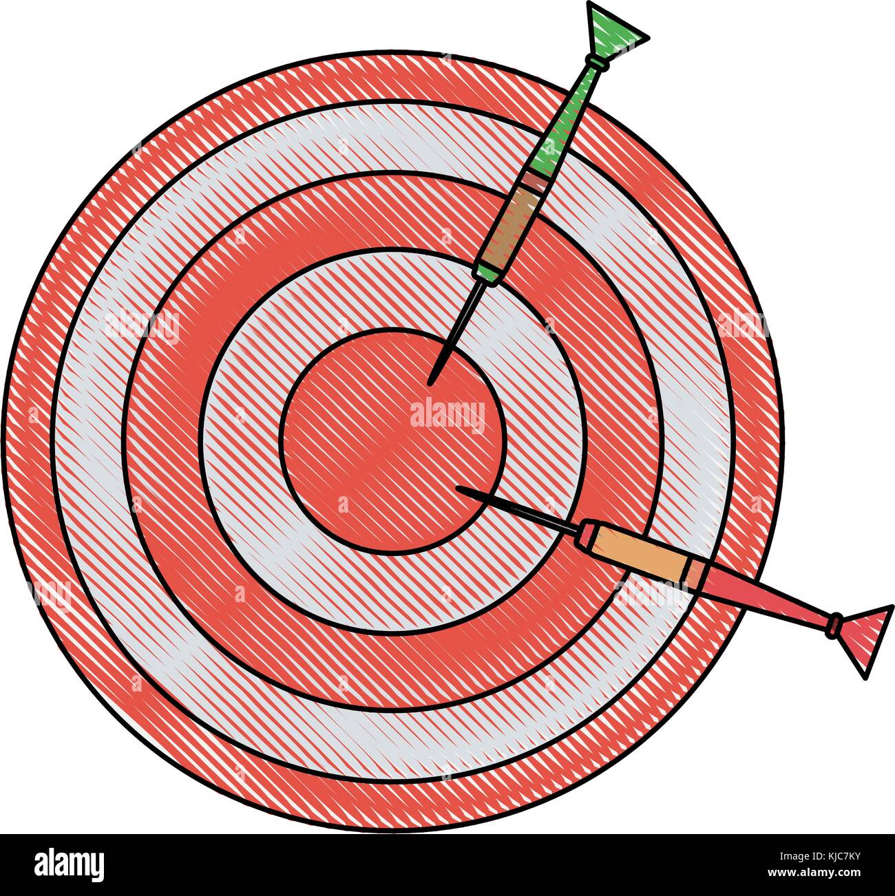 Target dartboard symbol Stock Vector Image & Art - Alamy