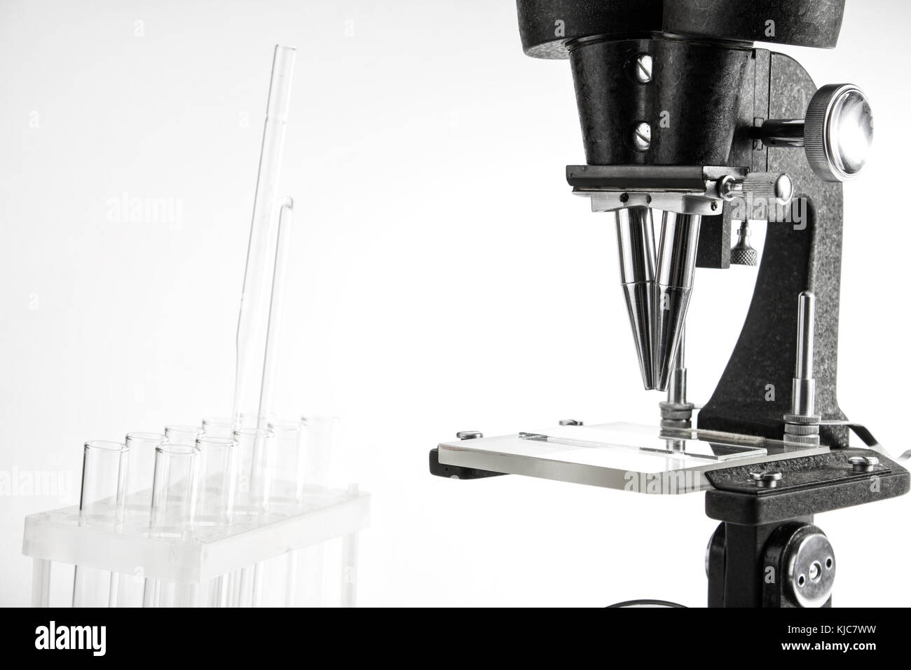 microscope,medical, biotechnology,test tubes Stock Photo - Alamy