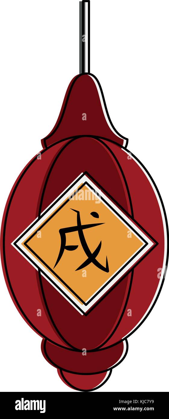 Chinese paper lamp Stock Vector Image & Art - Alamy