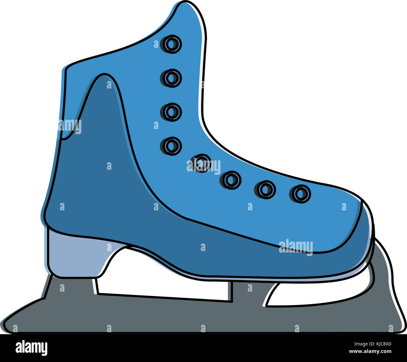 Ice skate symbol Stock Vector Image & Art - Alamy