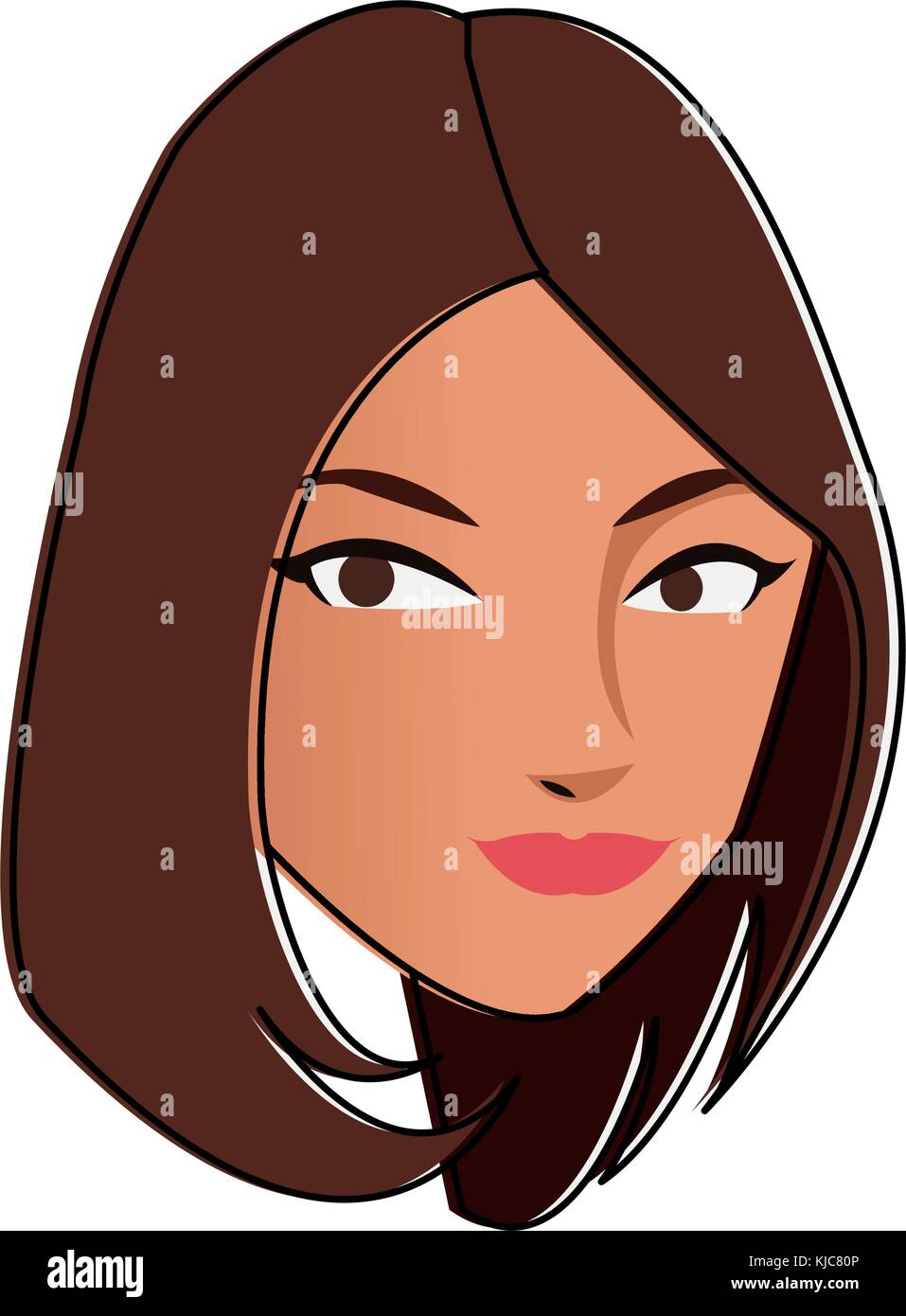 Woman face cartoon Stock Vector Image & Art - Alamy