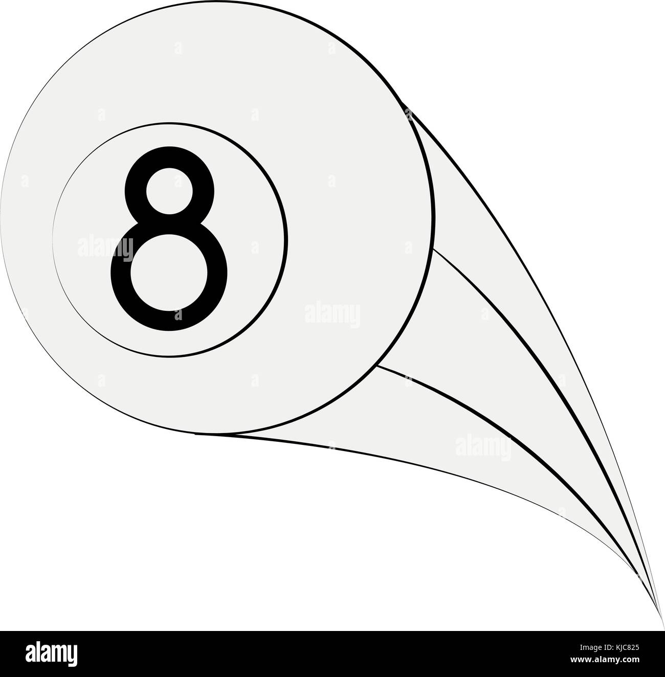 Billiard eight ball Stock Vector Image & Art - Alamy