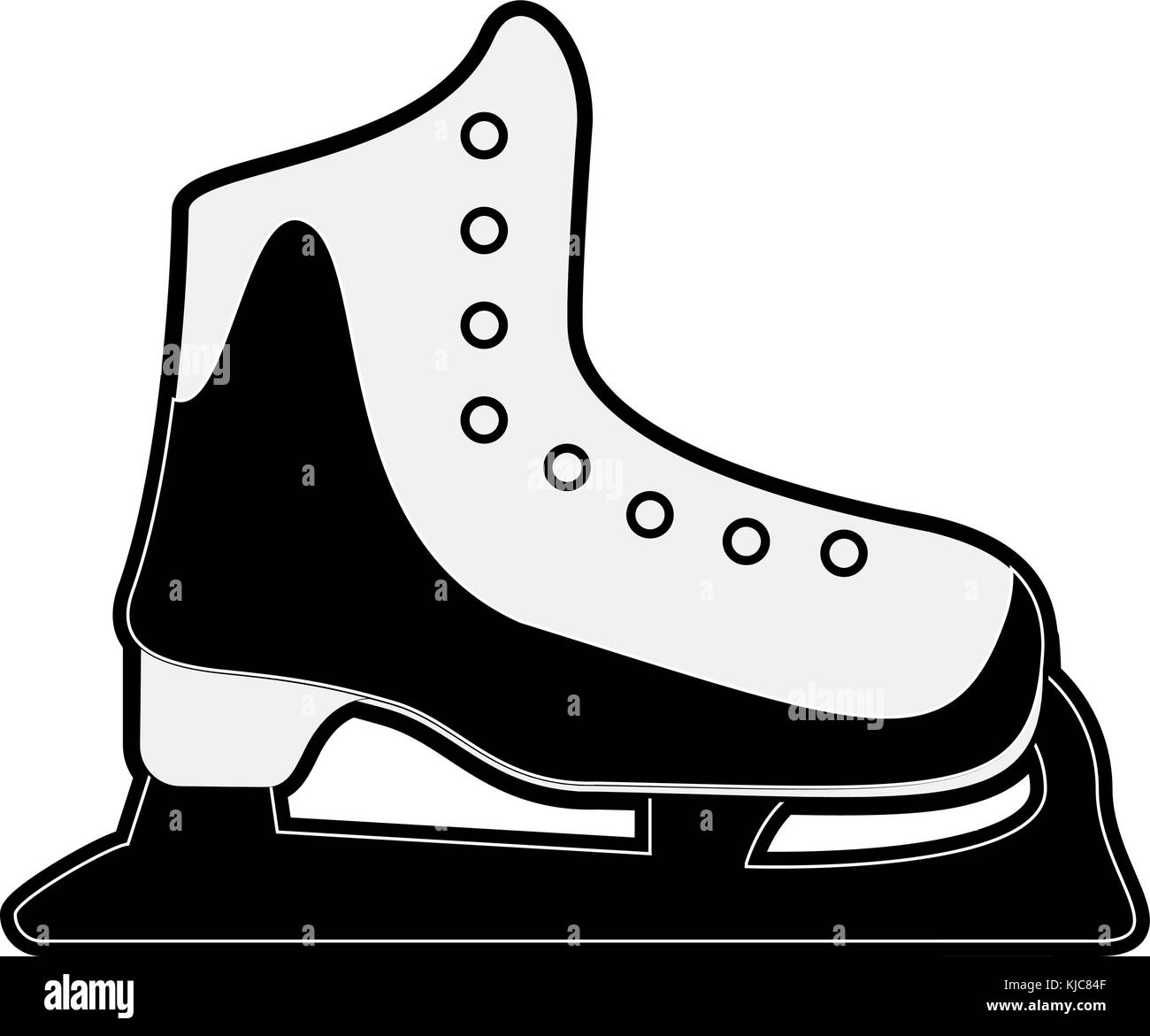 Ice skate symbol Stock Vector Image & Art - Alamy