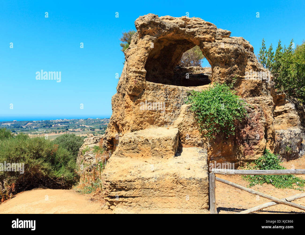 Famous ancient ruins in Valley of Temples, Agrigento, Sicily, Italy ...