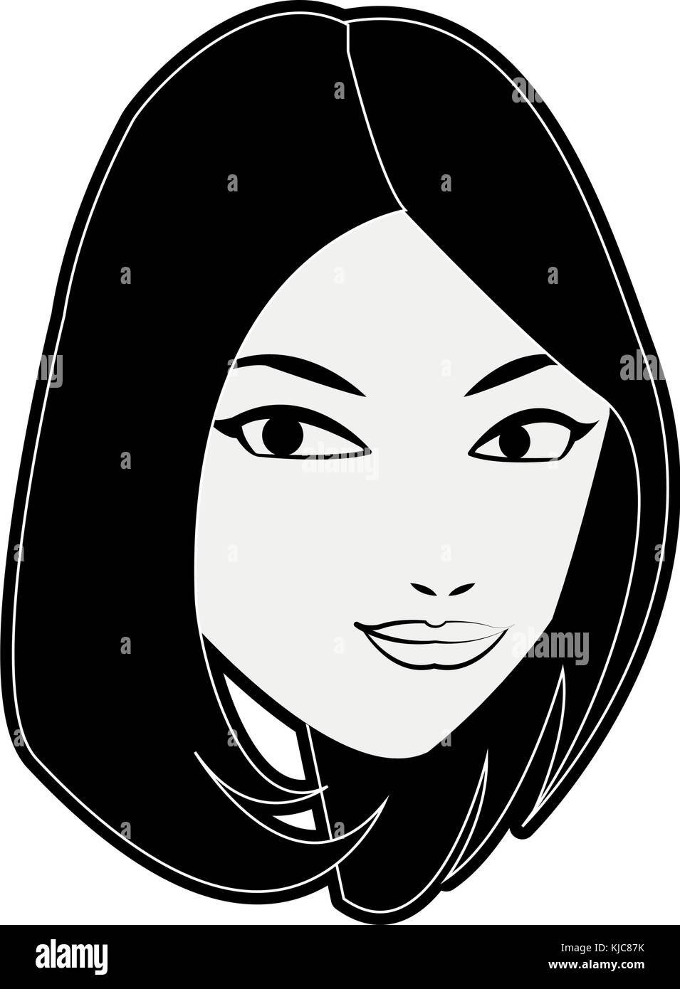 Woman face cartoon Stock Vector Image & Art - Alamy