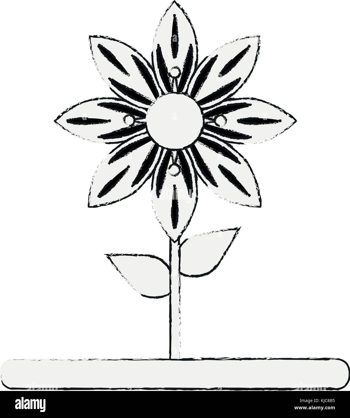 Beautiful flower symbol Stock Vector Image & Art - Alamy