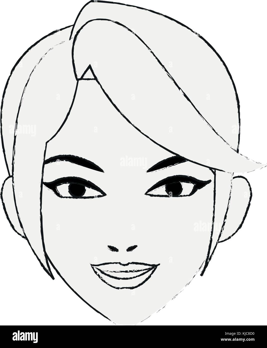 Woman face cartoon Stock Vector Image & Art - Alamy