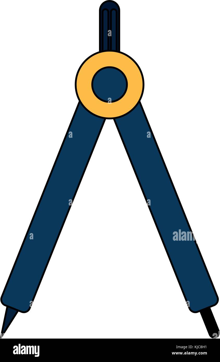 Compass geometric tool Stock Vector Image & Art - Alamy