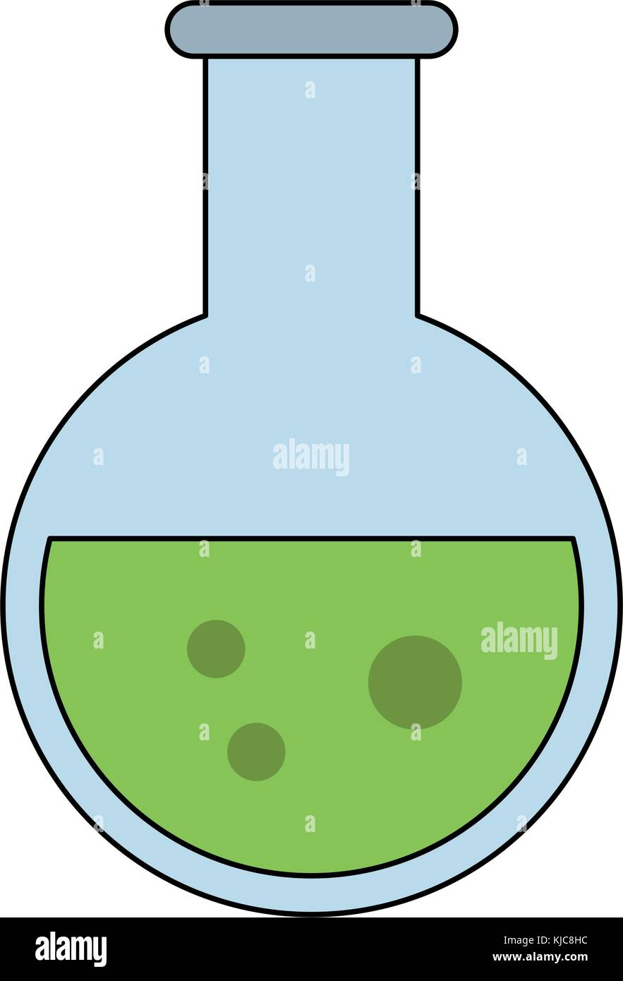 Flask chemistry lab Stock Vector Image & Art - Alamy