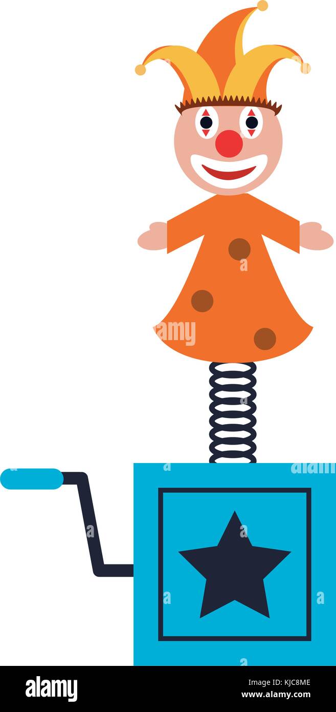 Cartoon fool day surprise box hi-res stock photography and images - Alamy