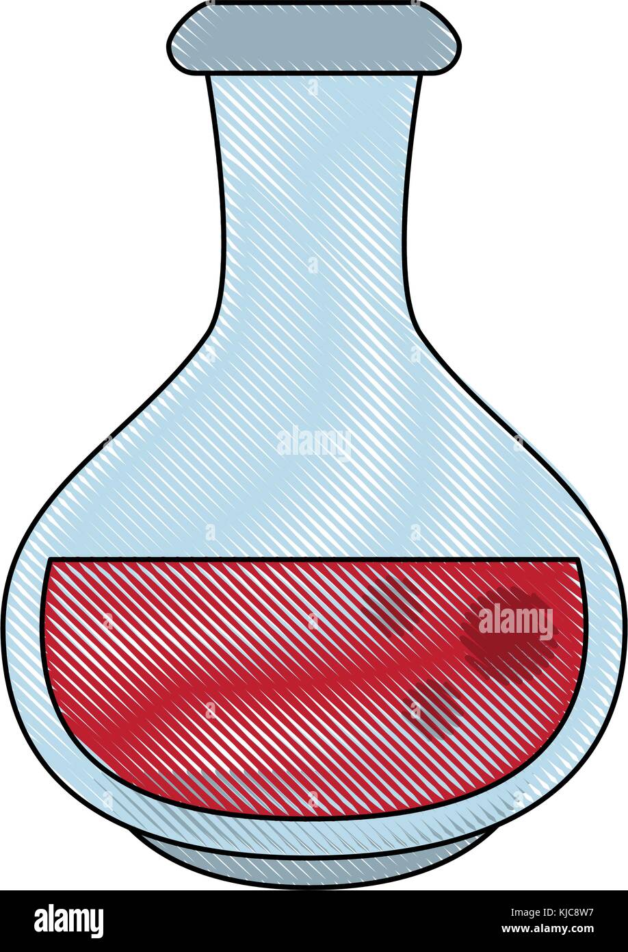 Flask chemistry lab Stock Vector Image & Art - Alamy