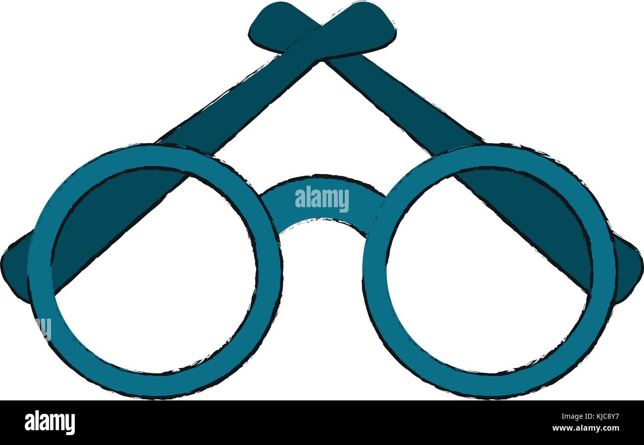 Round frame glasses Stock Vector Image & Art - Alamy