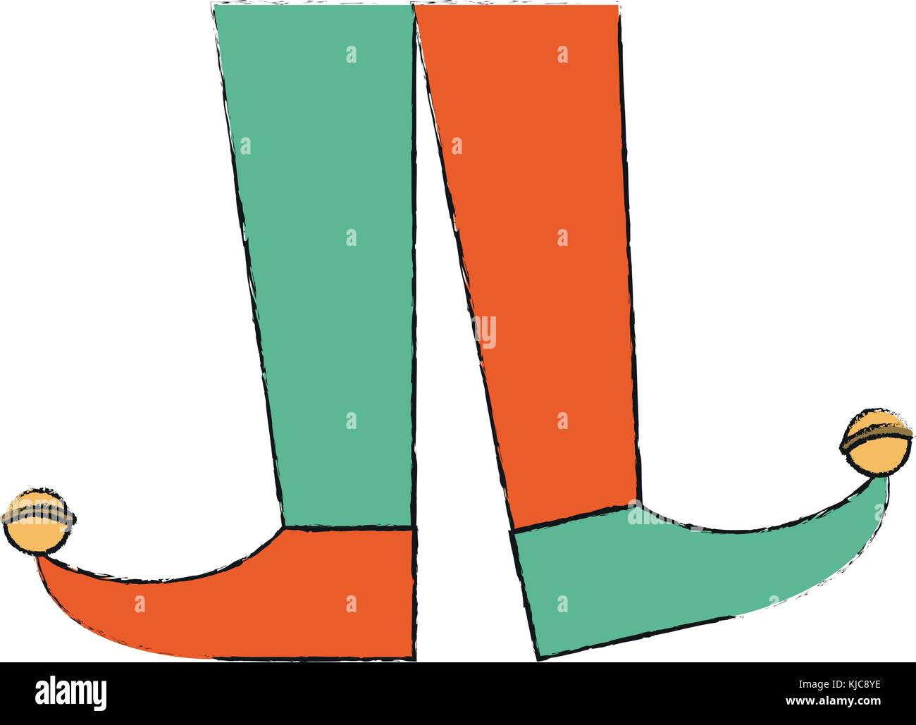 Jester boots cartoon Stock Vector Image & Art - Alamy