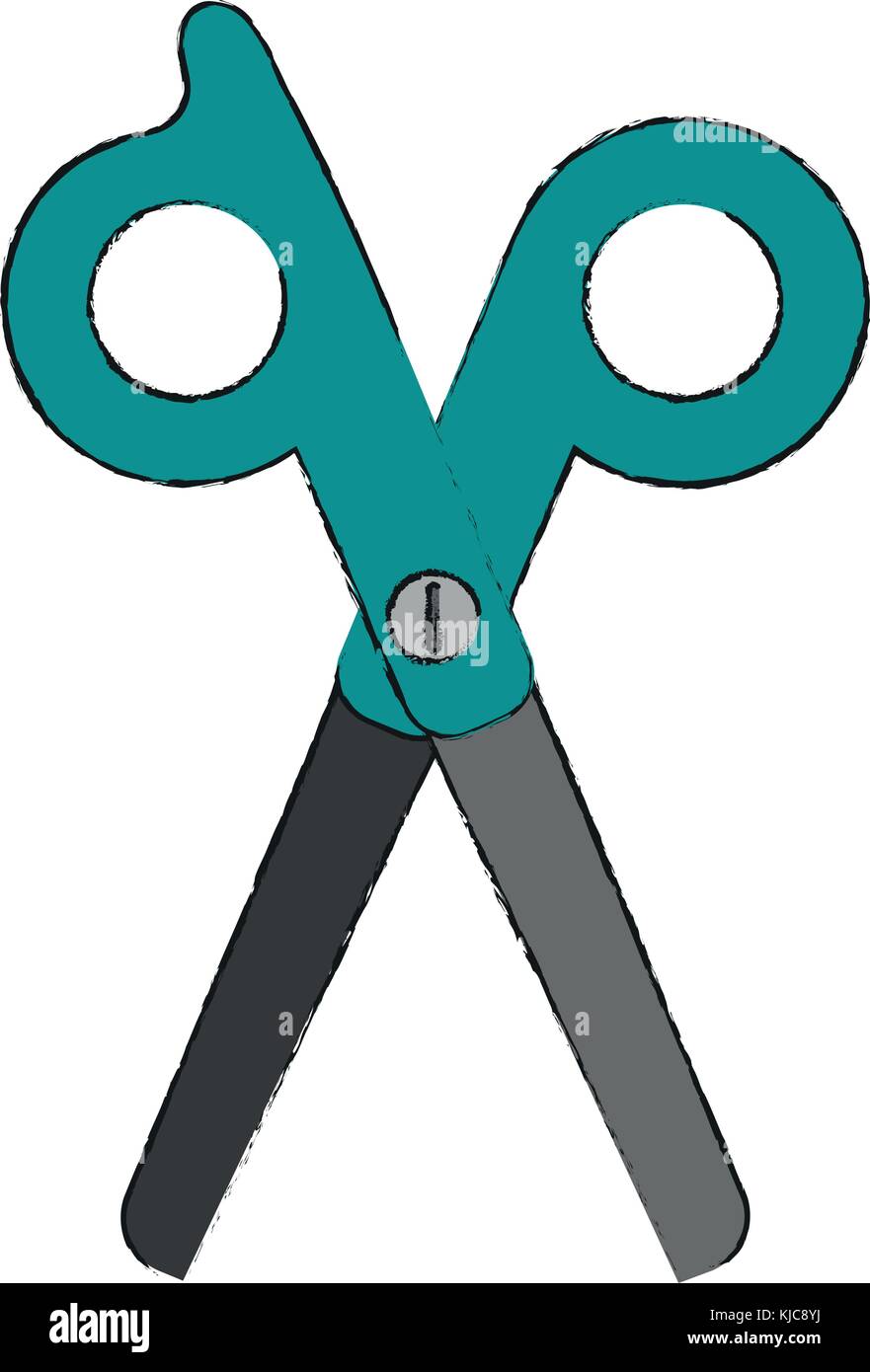 Sissor utensil isolated Stock Vector Image & Art - Alamy