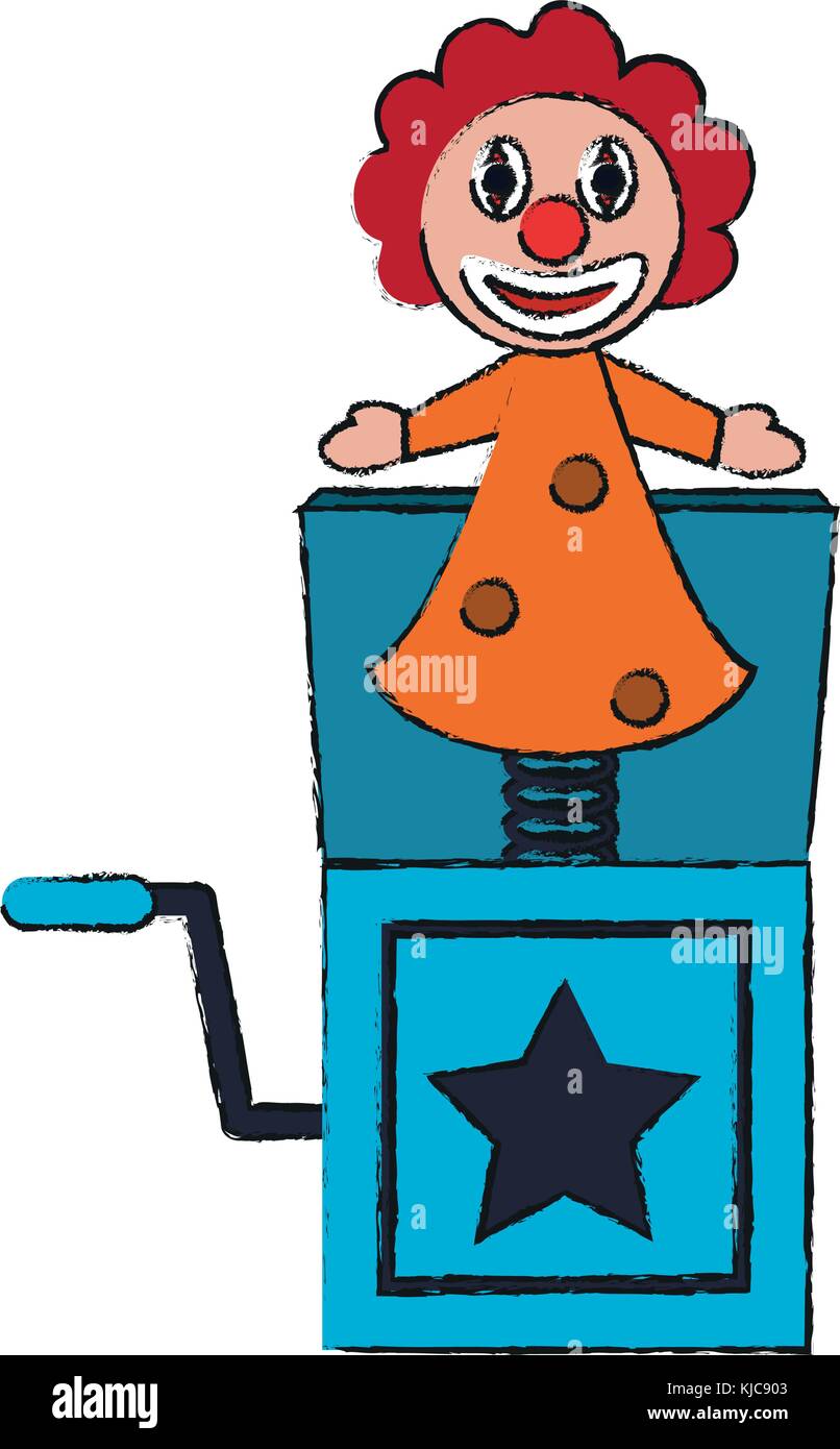 Cartoon fool day surprise box hi-res stock photography and images - Alamy