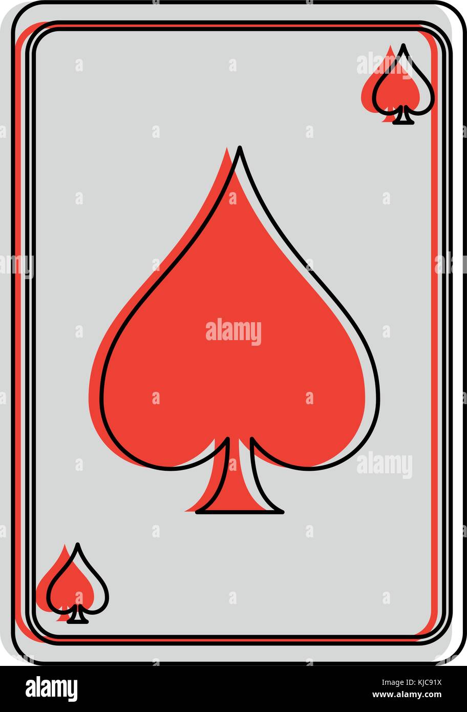 Gambling card isolated Stock Vector Image & Art - Alamy