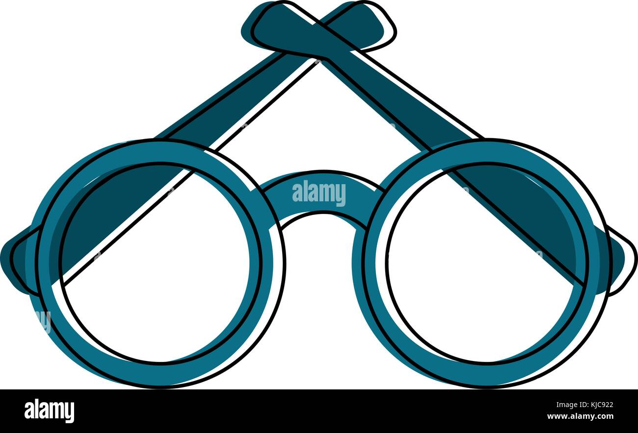 Round frame glasses Stock Vector Image & Art - Alamy