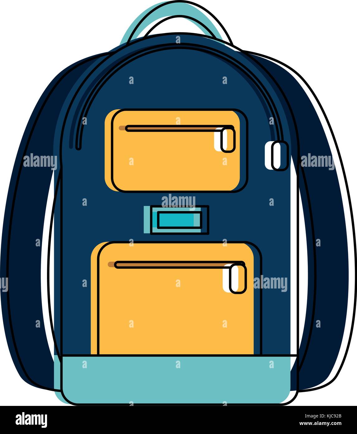 School backpack isolated Stock Vector Image & Art - Alamy
