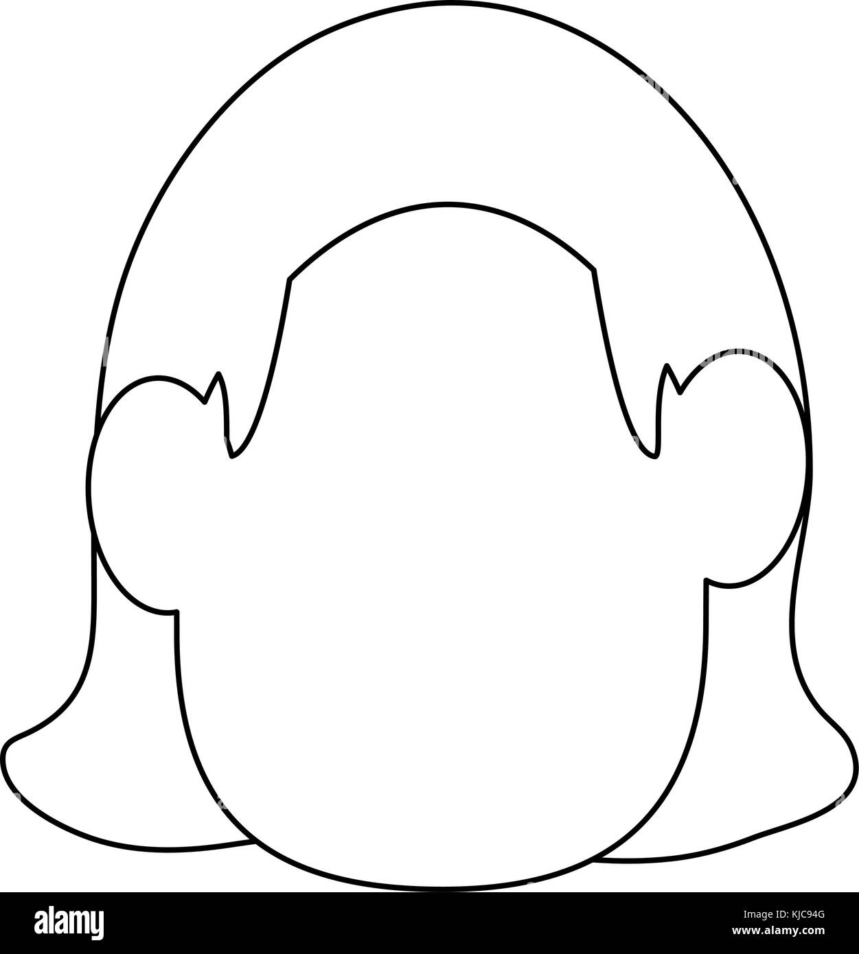 Woman faceless cartoon Stock Vector Image & Art - Alamy