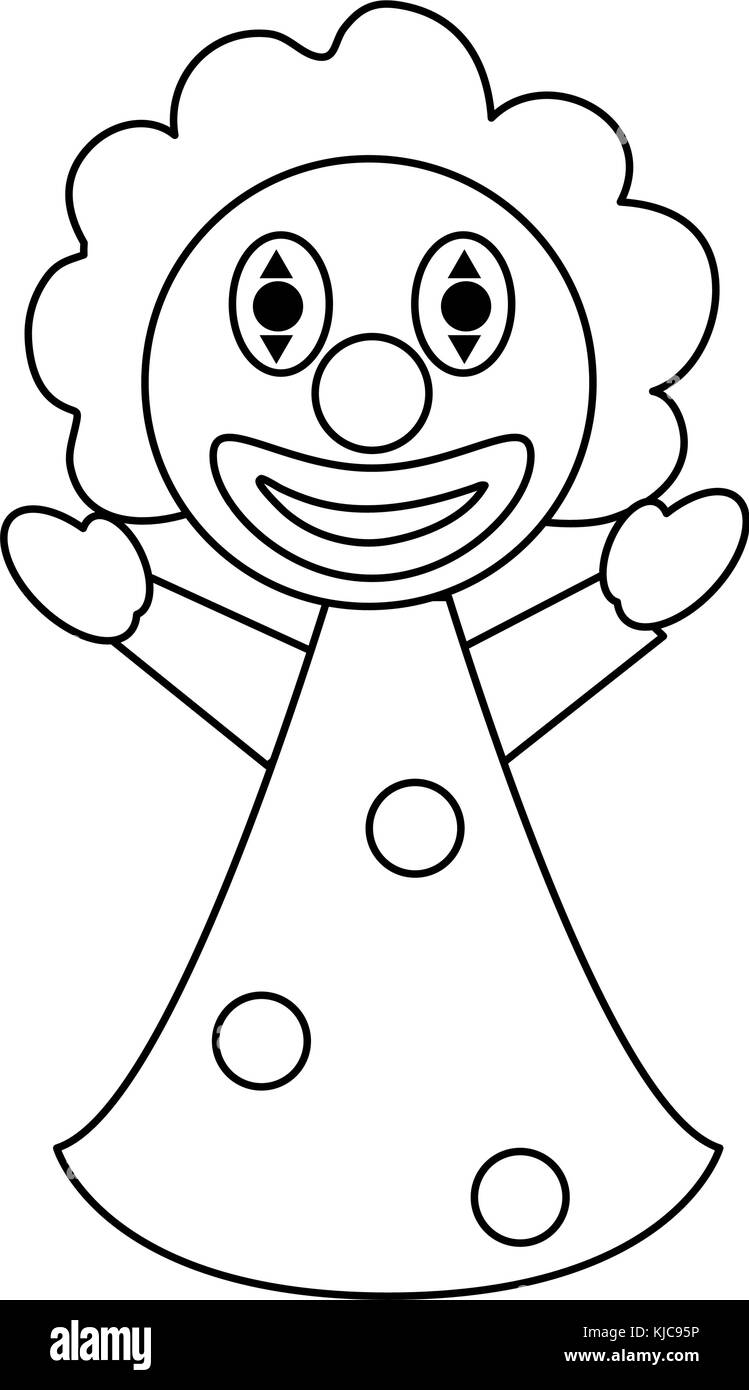 Funny clown puppet Stock Vector Image & Art - Alamy