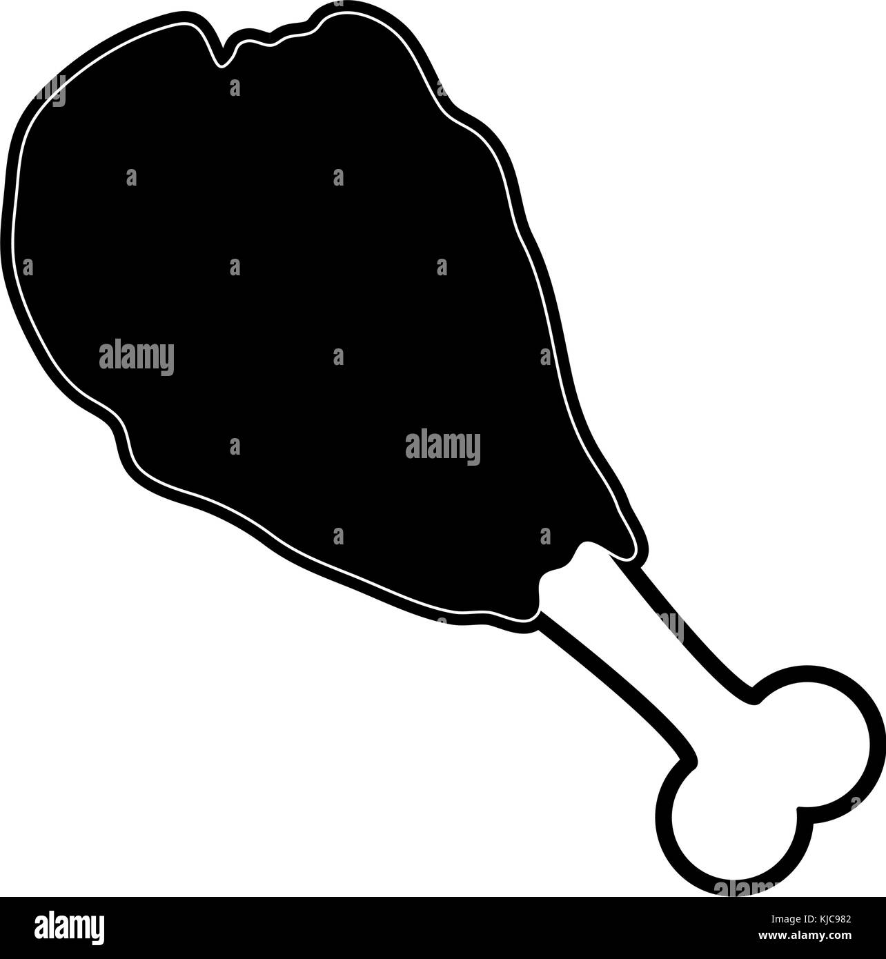 Hot tasty roasted chicken Black and White Stock Photos & Images - Alamy