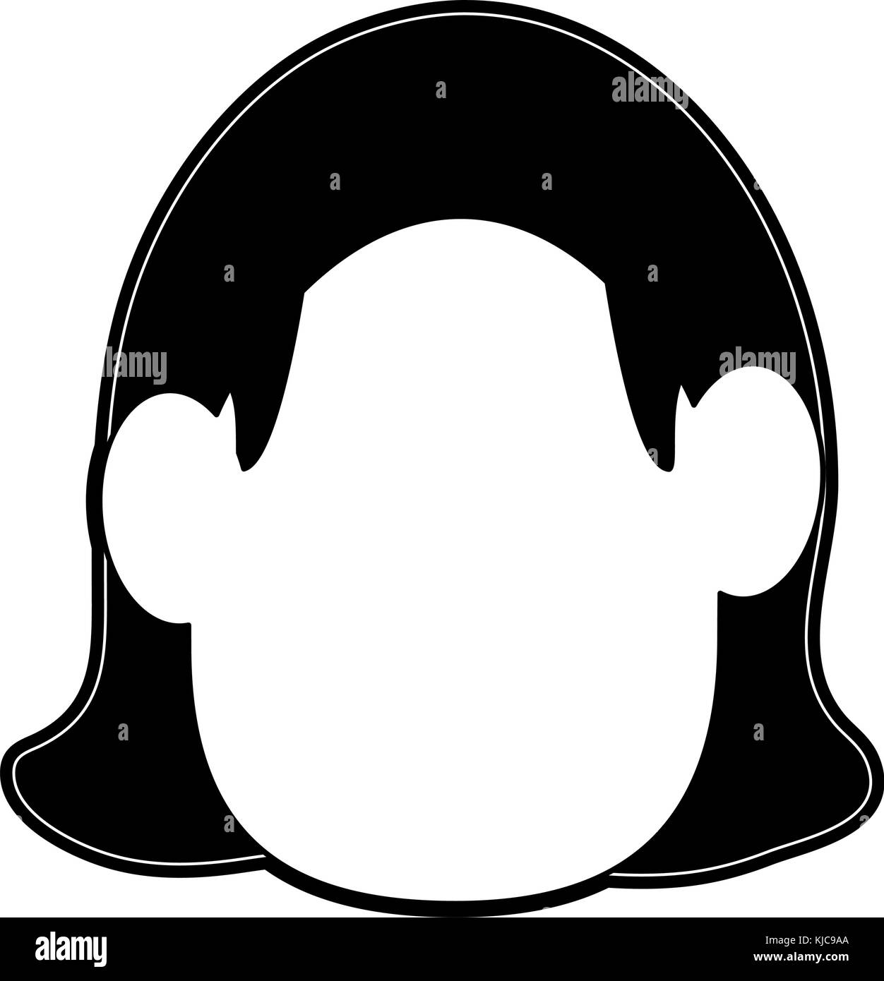 Woman faceless cartoon Stock Vector Image & Art - Alamy