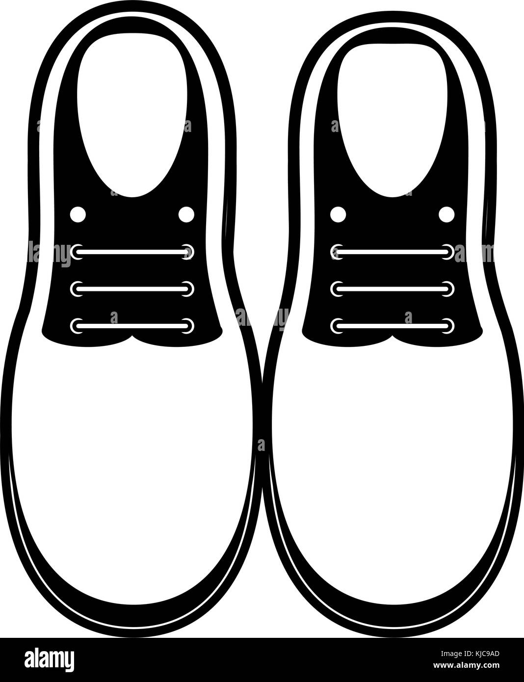 Black shiny shoes Stock Vector Images - Alamy
