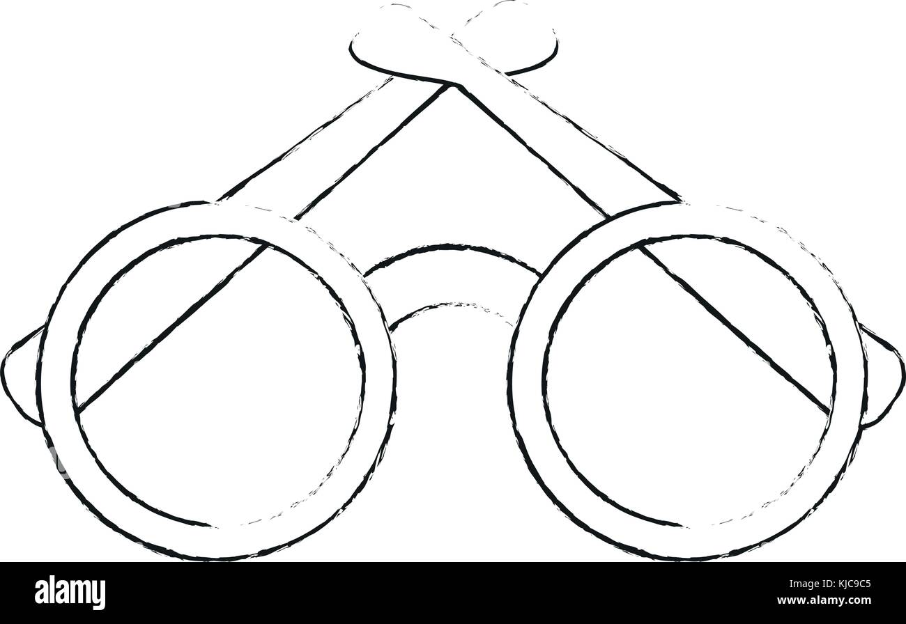 Round frame glasses Stock Vector Image & Art - Alamy