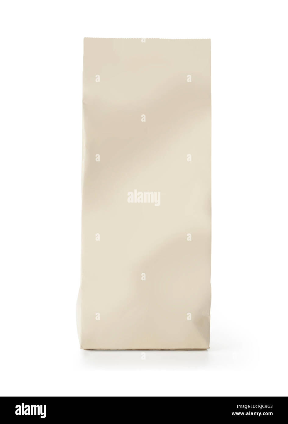 Snack package. Packing for the isolation of the product on a white ...