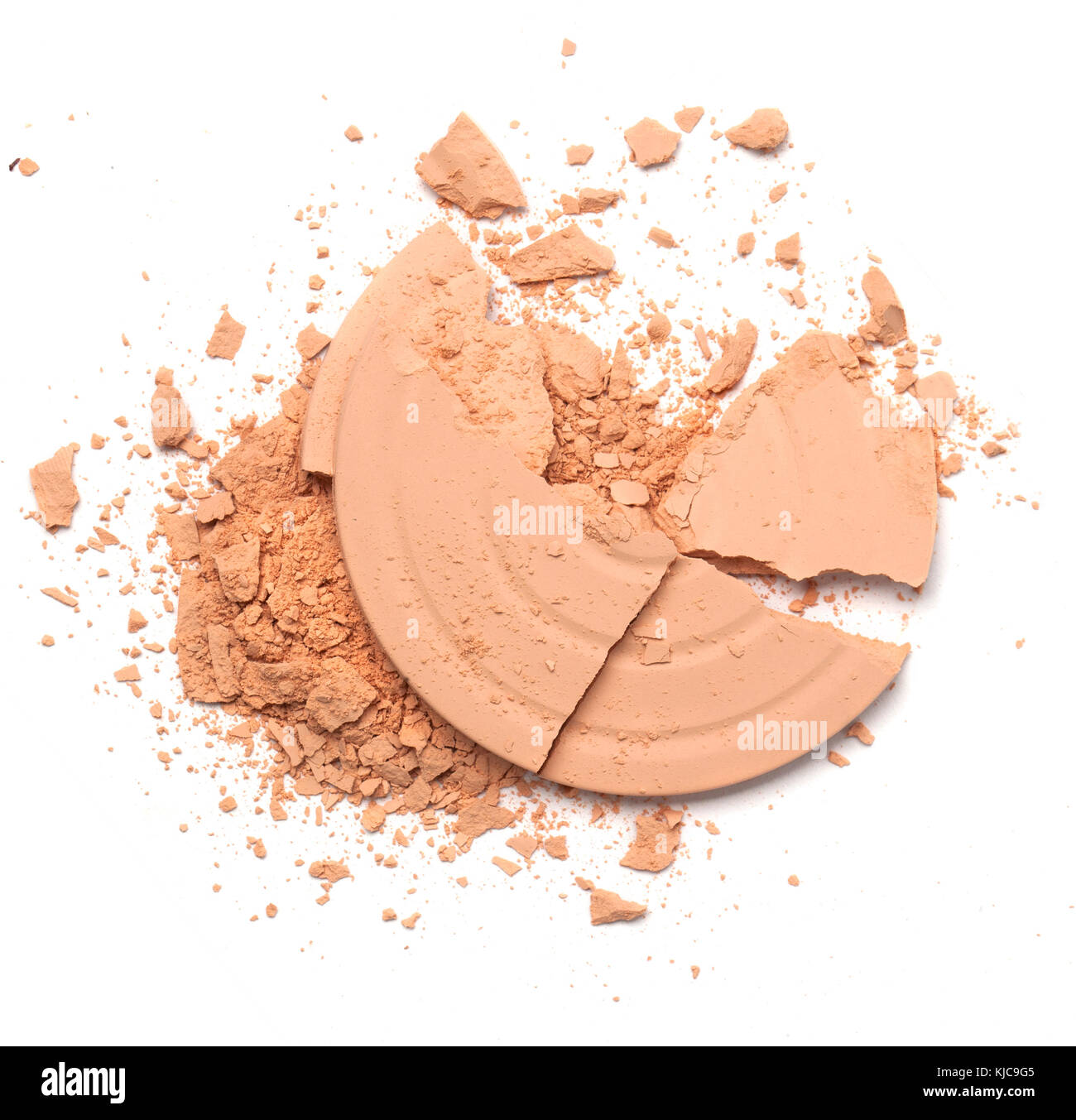 Powder isolated on white background close up Stock Photo - Alamy