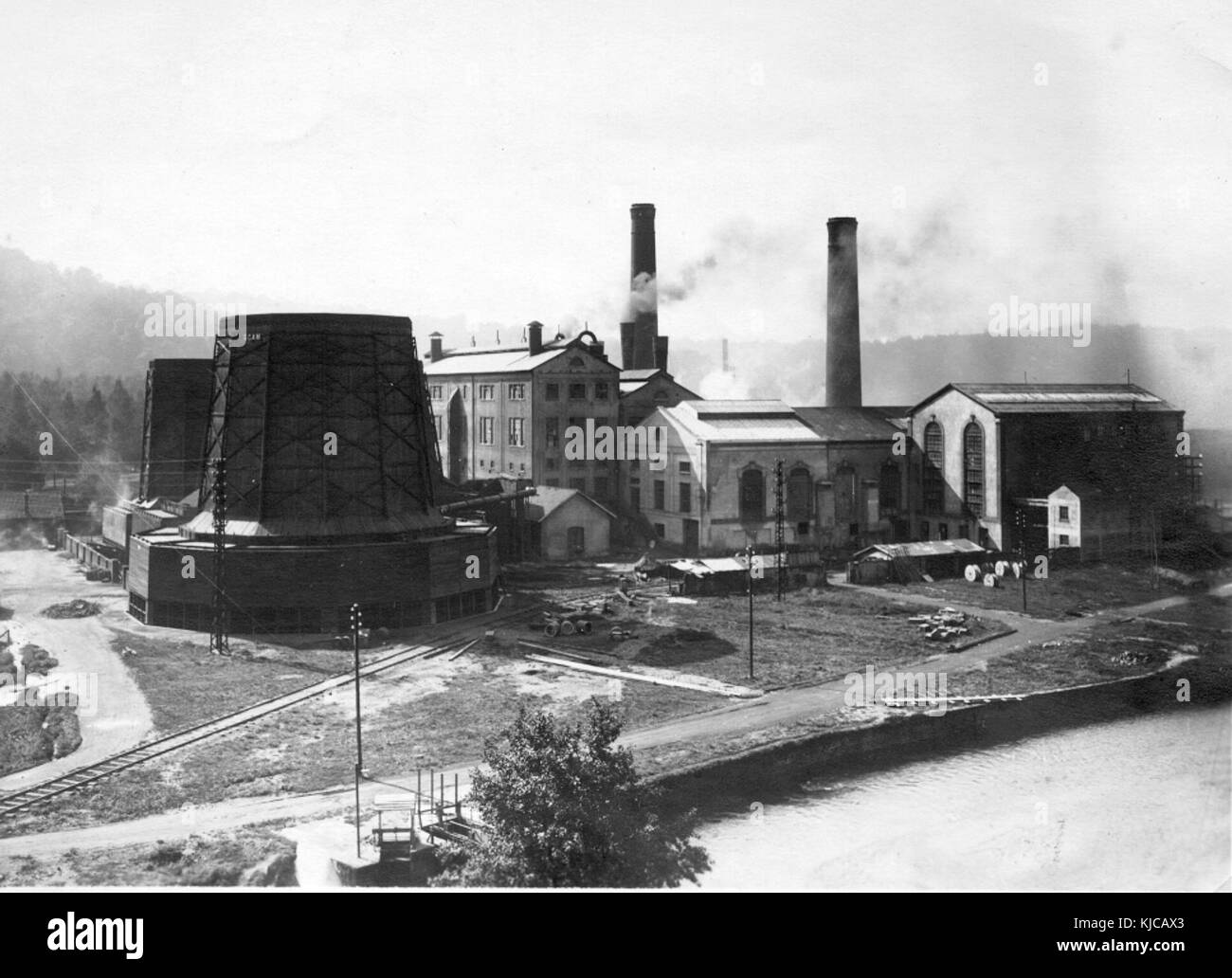 Centrale de Ronchamp Stock Photo - Alamy