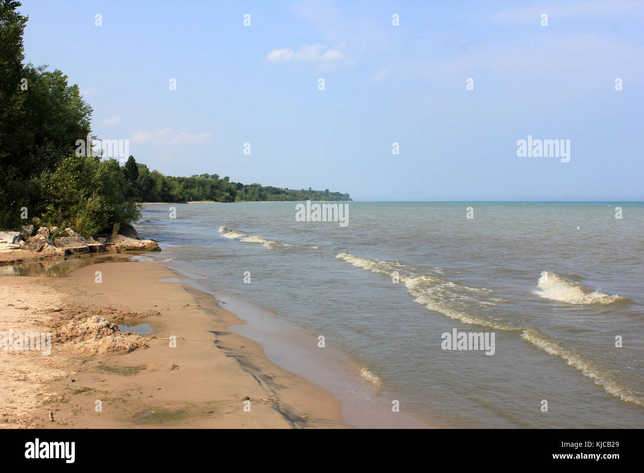 Gfp wisconsin fischer creek state park other side shoreline Stock Photo ...