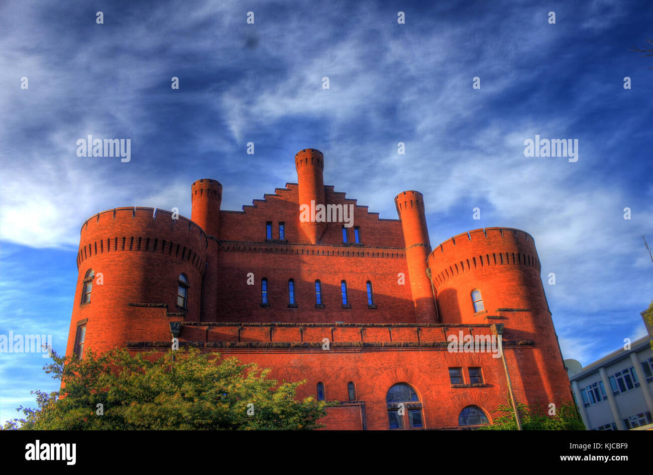 Gfp wisconsin madison outer view of red gym Stock Photo - Alamy