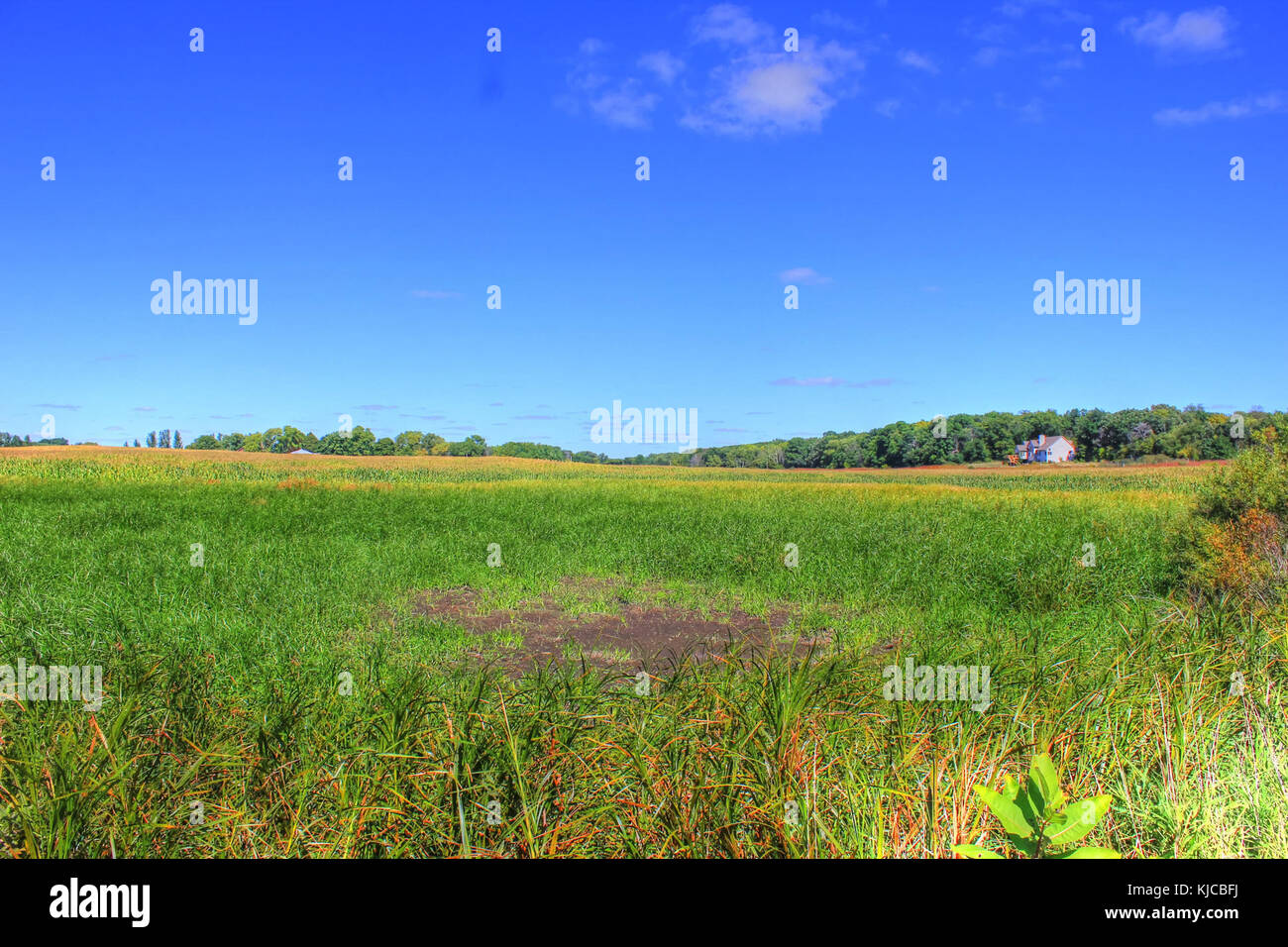 Gfp wisconsin glacial drumlin state trail farms Stock Photo - Alamy