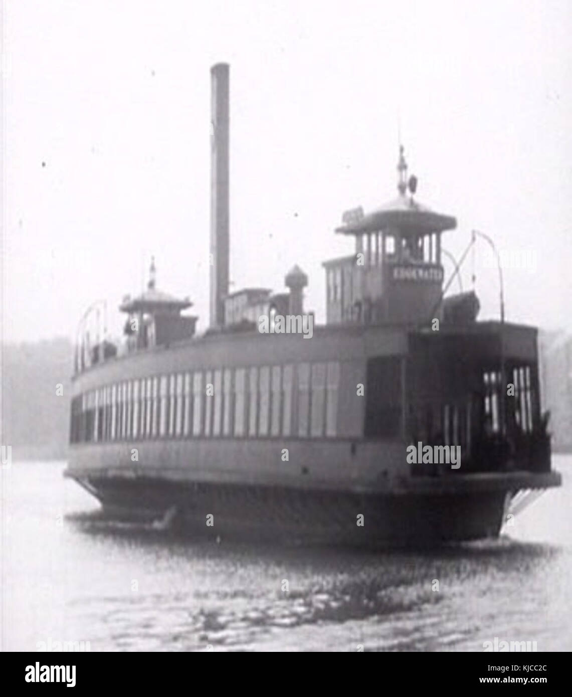 The image likely depicts the 125th Street Ferry, which operates in New ...